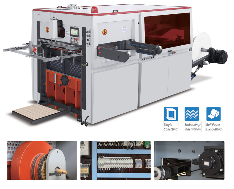 High Speed Roll Paper Cup/Box/Carton Creasing And Wooden Die Cutting ...