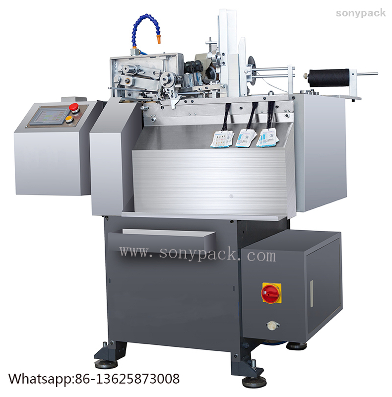 Full Automatic Paper Plastic Hang Tag Threading Machine - Buy Tag ...